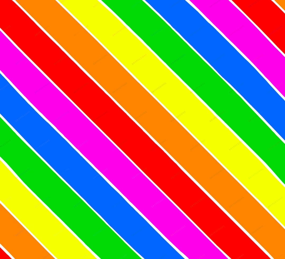 Rainbow Stripes Seamless Background Pattern Vibrant Rainbow - Etsy