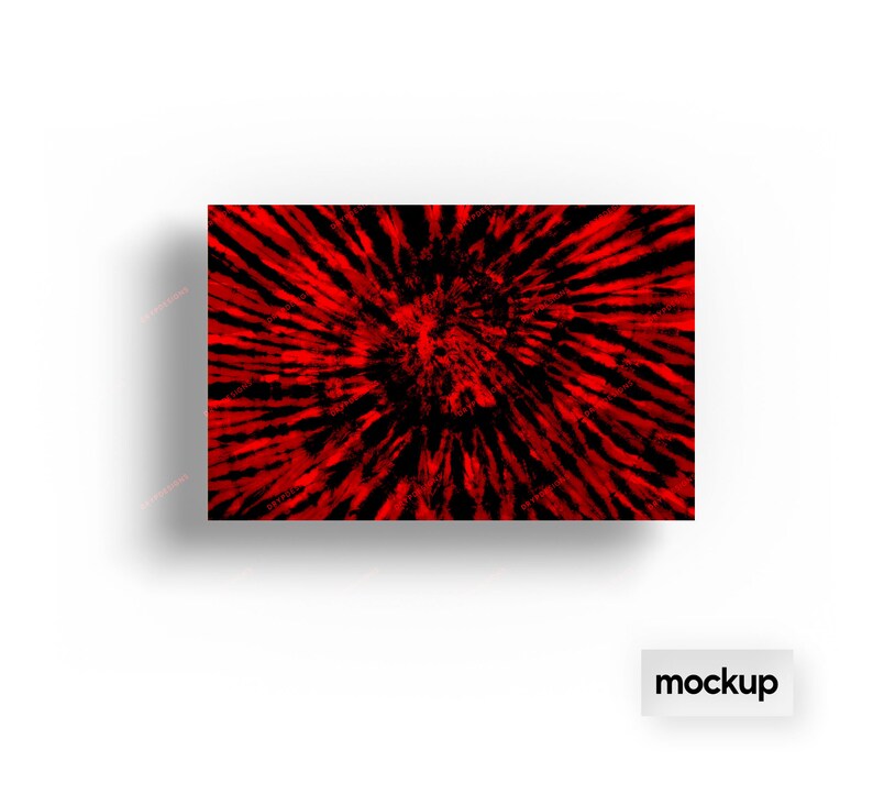 Bold Red + Black Tiedye Digital Paper Background Texture - Dark Red ...