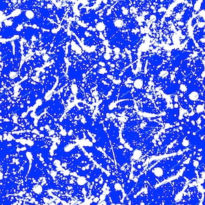 Blue + White Paint Splatter Seamless Digital Paper Background - Paint ...