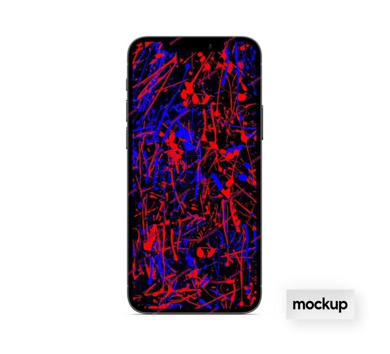 Blue Red Paint Splatter Seamless Digital Paper Background - Etsy