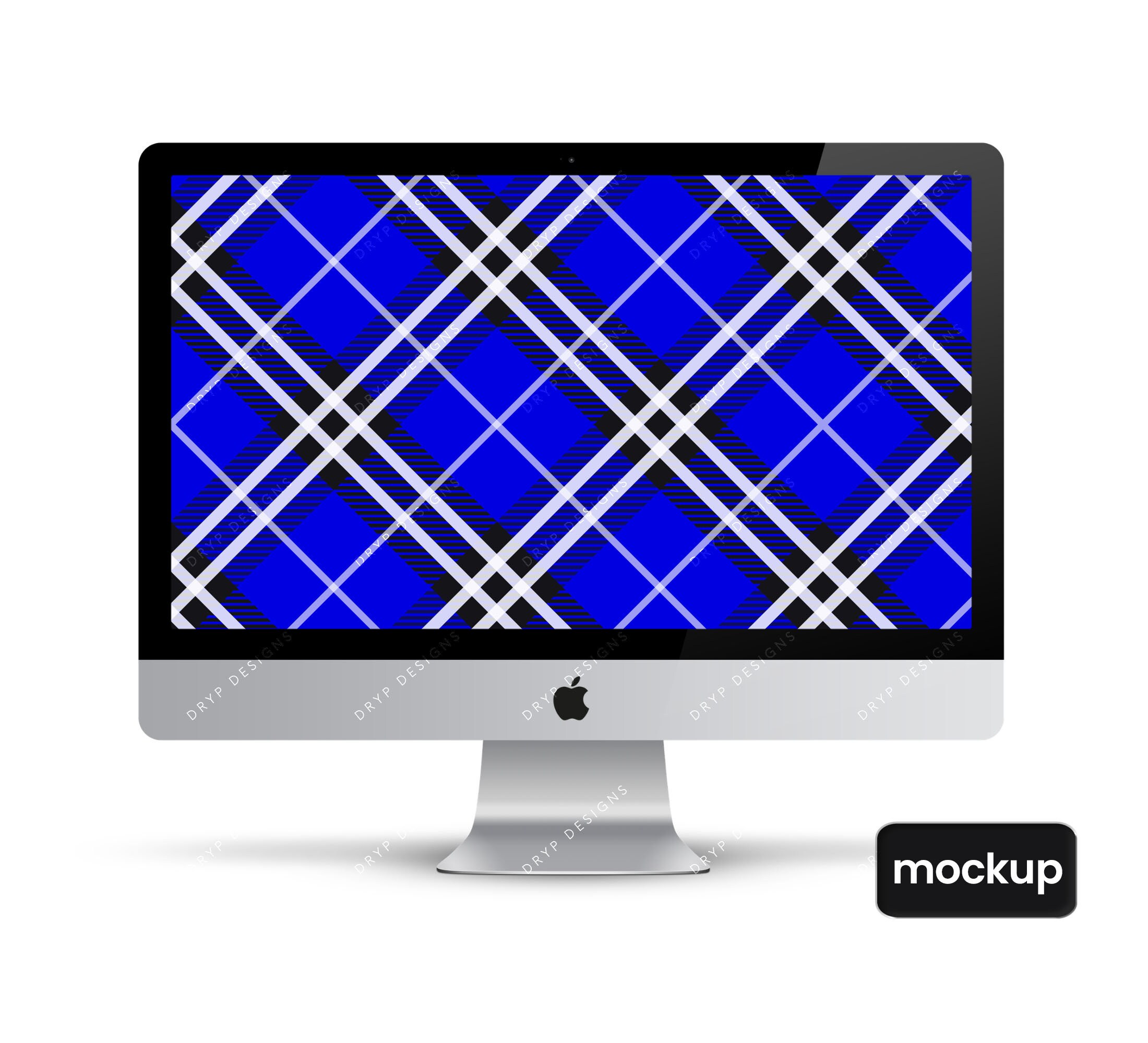 Blue Flannel Seamless Background Texture Blue Plaid Flannel | Etsy