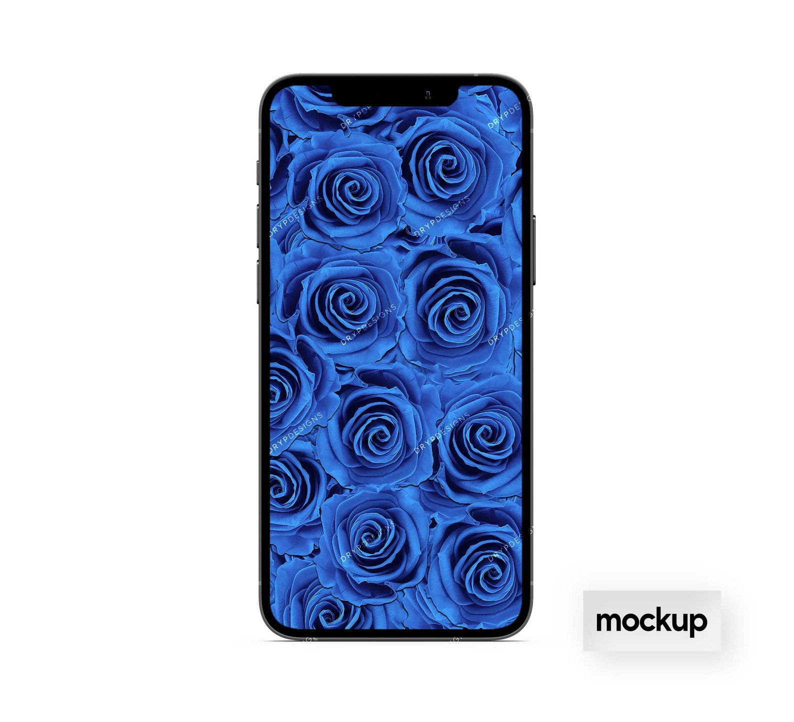 Blue Roses Seamless Digital Background Texture PNG - Floral Digital ...