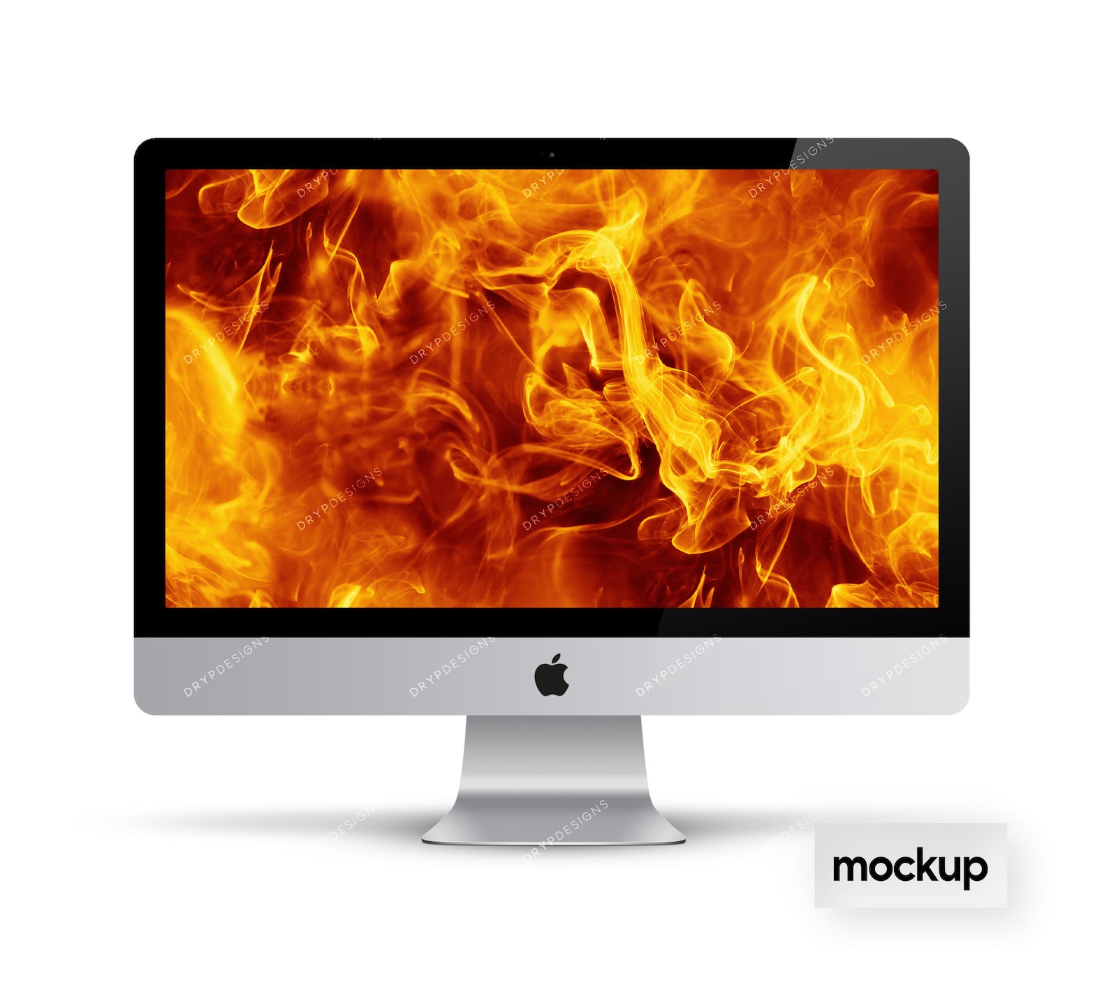 Smokey Orange Fire & Flames Digital Paper Seamless Background Texture ...