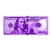 Purple + Pink Money 100 Dollar Bills PNG - US One Hundred Dollar Bill ...