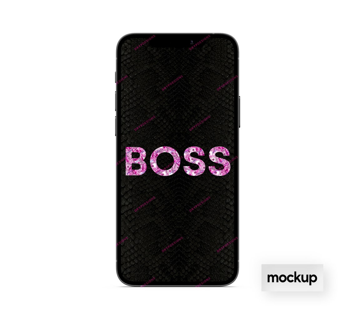 BOSS Pink Money Words PNG Graphic Money Pattern Entrepreneur - Etsy