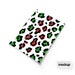 Red + Green Glitter Leopard Print PNG - Seamless Leopard Pattern ...