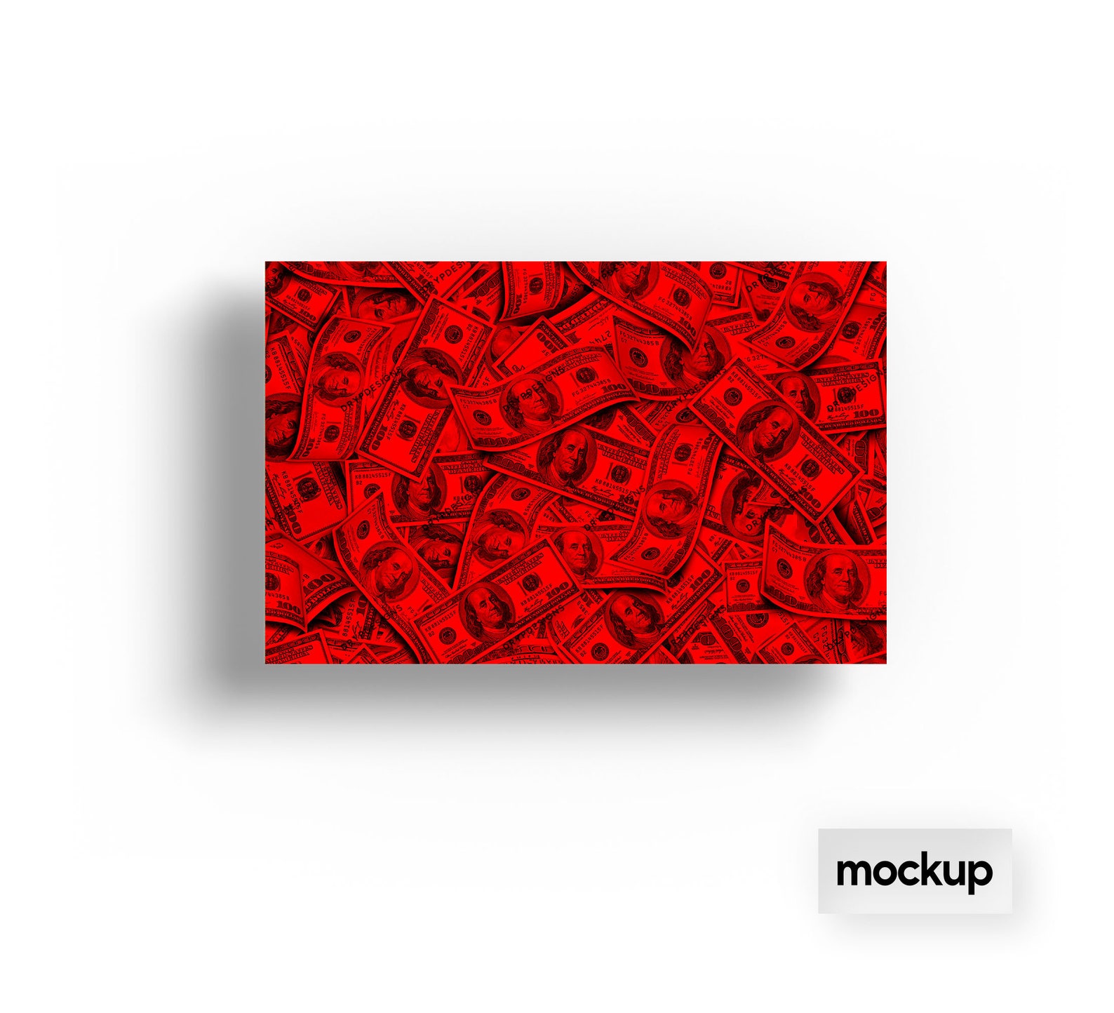Raining Red Money Seamless Digital Paper Background Pattern - Etsy