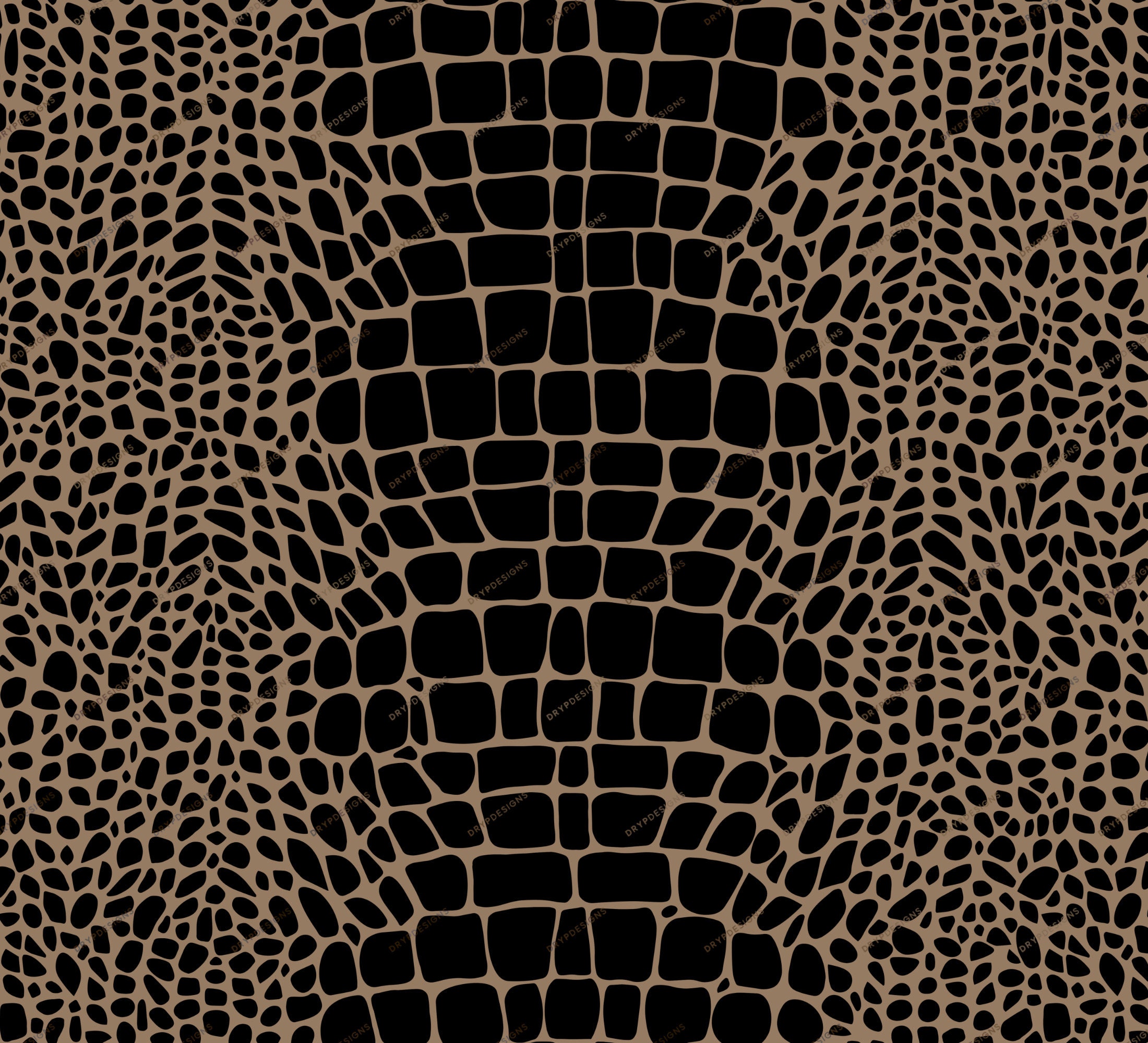 Black Snake Skin Pattern