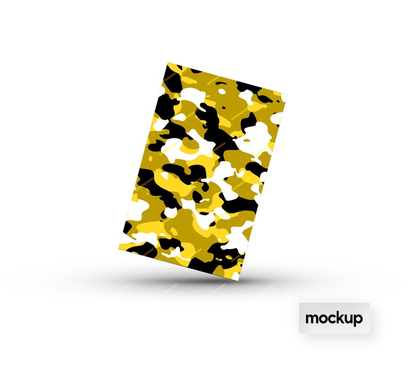 Yellow Camouflage Seamless Background Pattern Military Camo - Etsy
