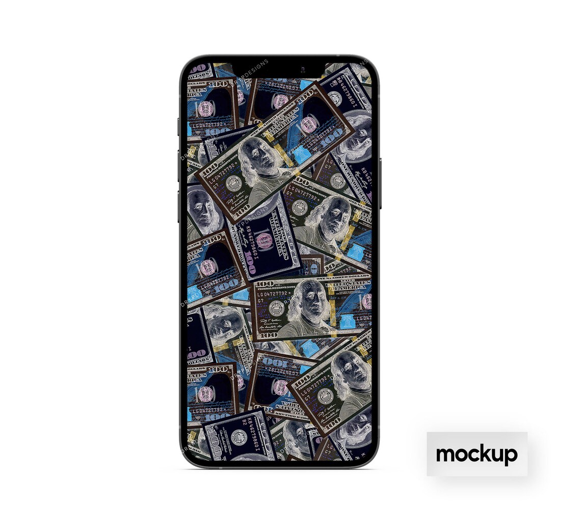 Inverted 100 Dollar Bills PNG Digital Money Background - Etsy Canada