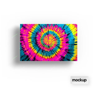 Pink + Blue + Yellow Tie-dye Digital Paper Background Texture - Vibrant ...