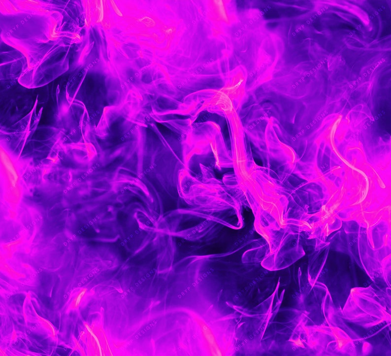 Purple Neon Flames Seamless Background Texture Smokey Flames - Etsy