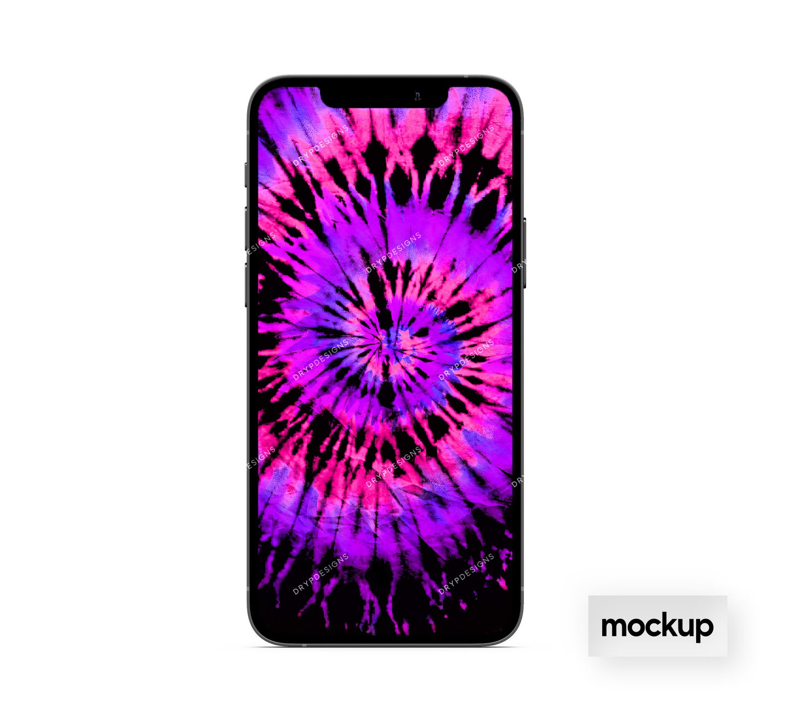 Black + Pink + Purple Tie-dye Digital Paper Background Texture ...