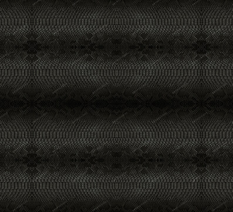 Black Snakeskin Digital Background Seamless Texture Animal | Etsy
