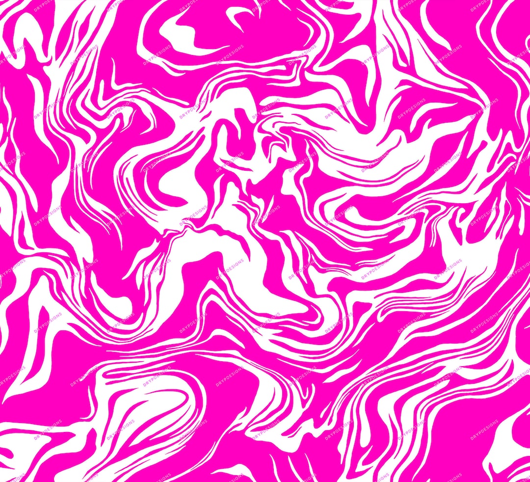 Pink + White Marble Swirl Seamless Digital Paper Background - Abstract ...