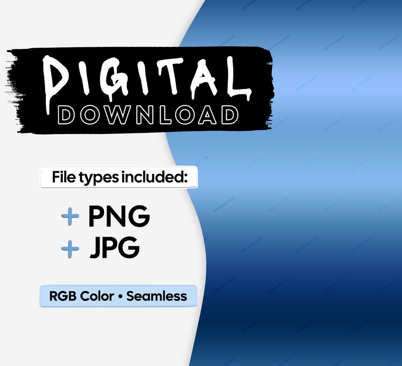 Steel Blue Seamless Gradient Background PNG - Soft Ice Blue Winter ...