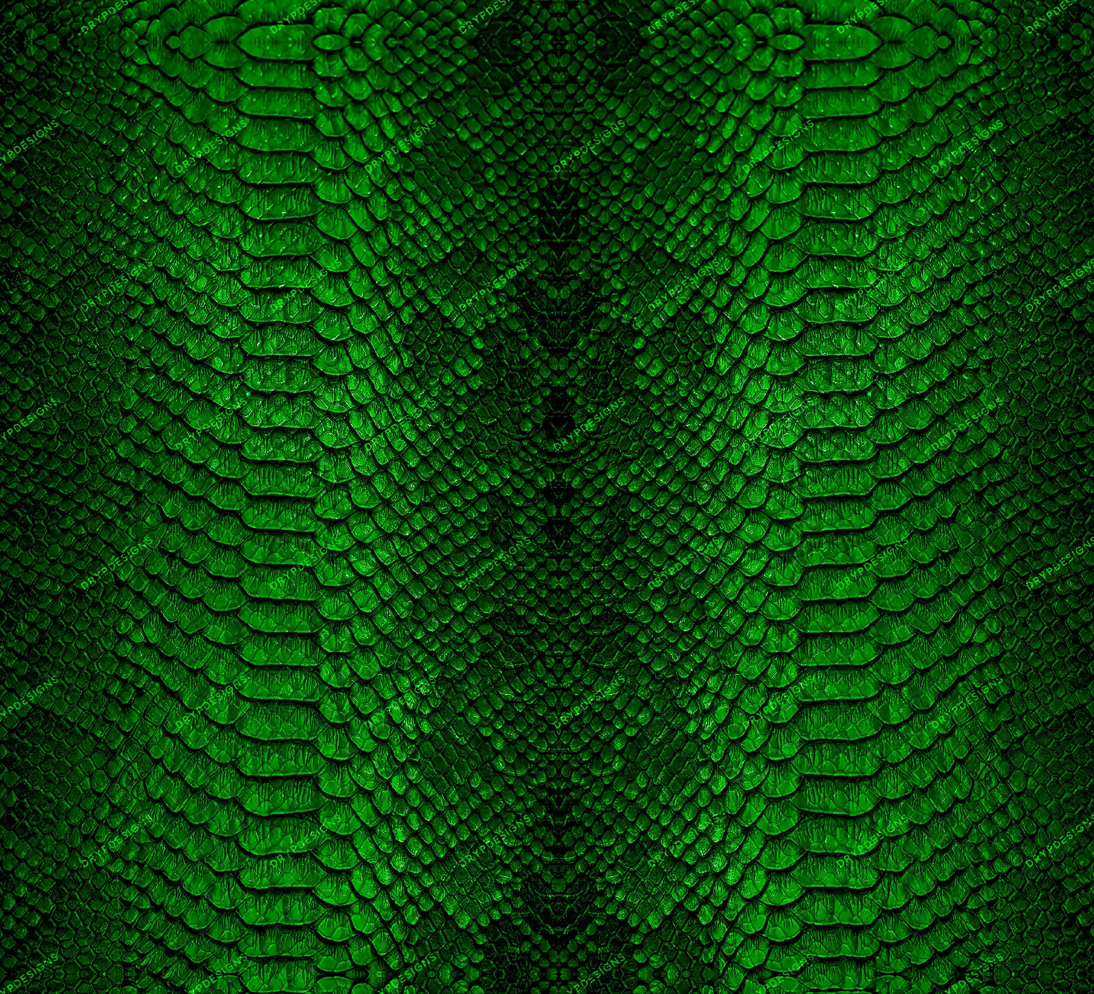 Green Snake Skin Pattern Green Snake Skin Pattern