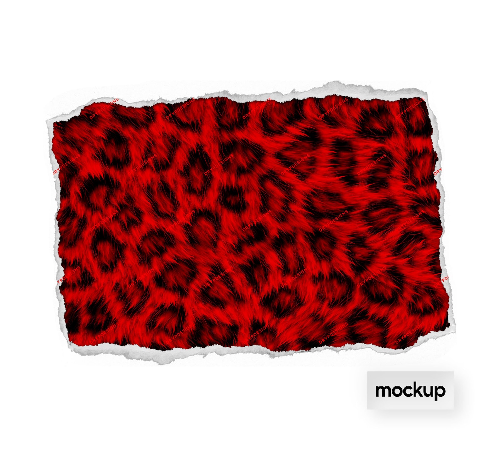 Red Leopard Print Seamless Digital Paper Background Texture - Etsy