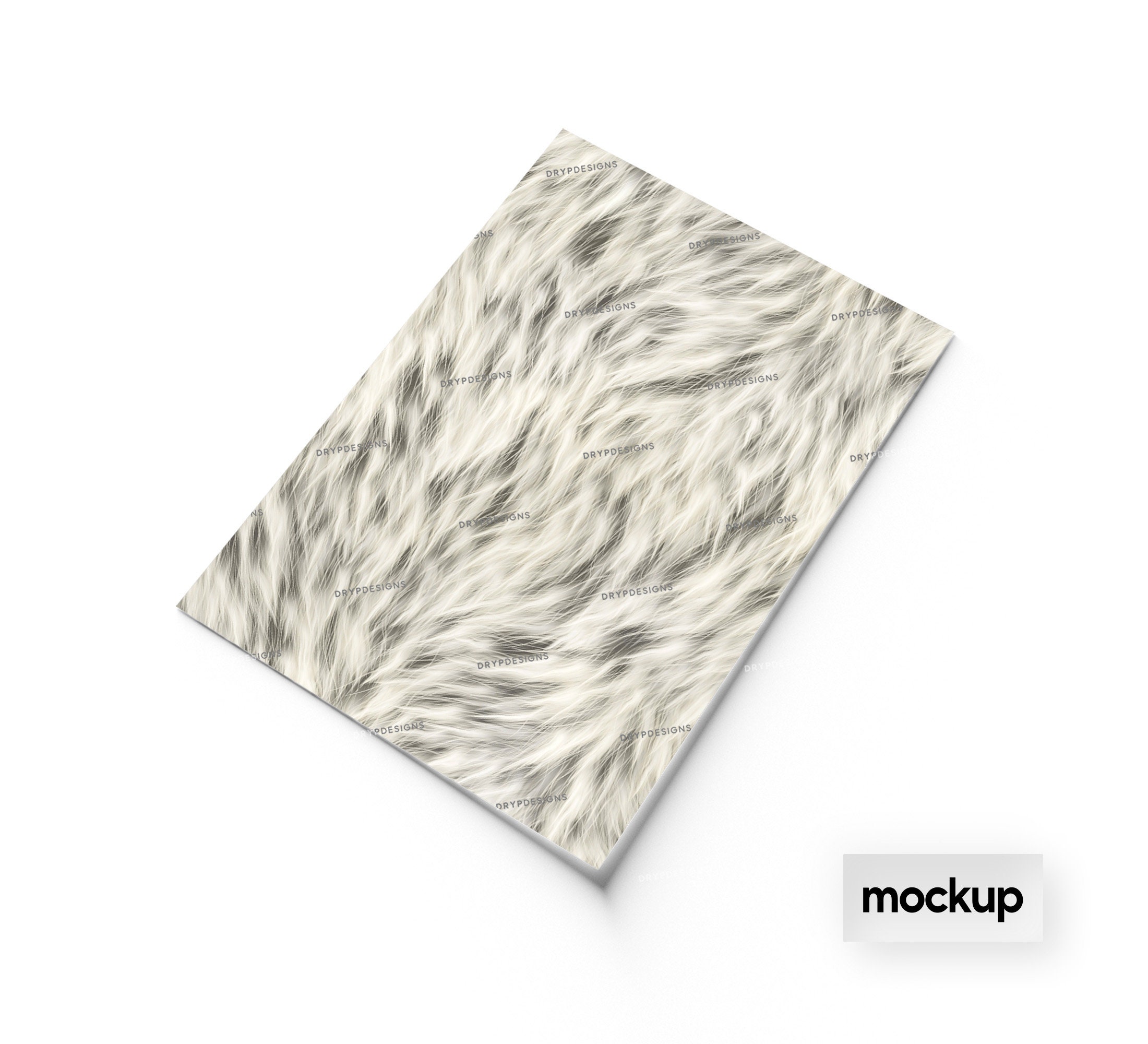 Realistic White Soft Fur Digital Paper Seamless Background | Etsy