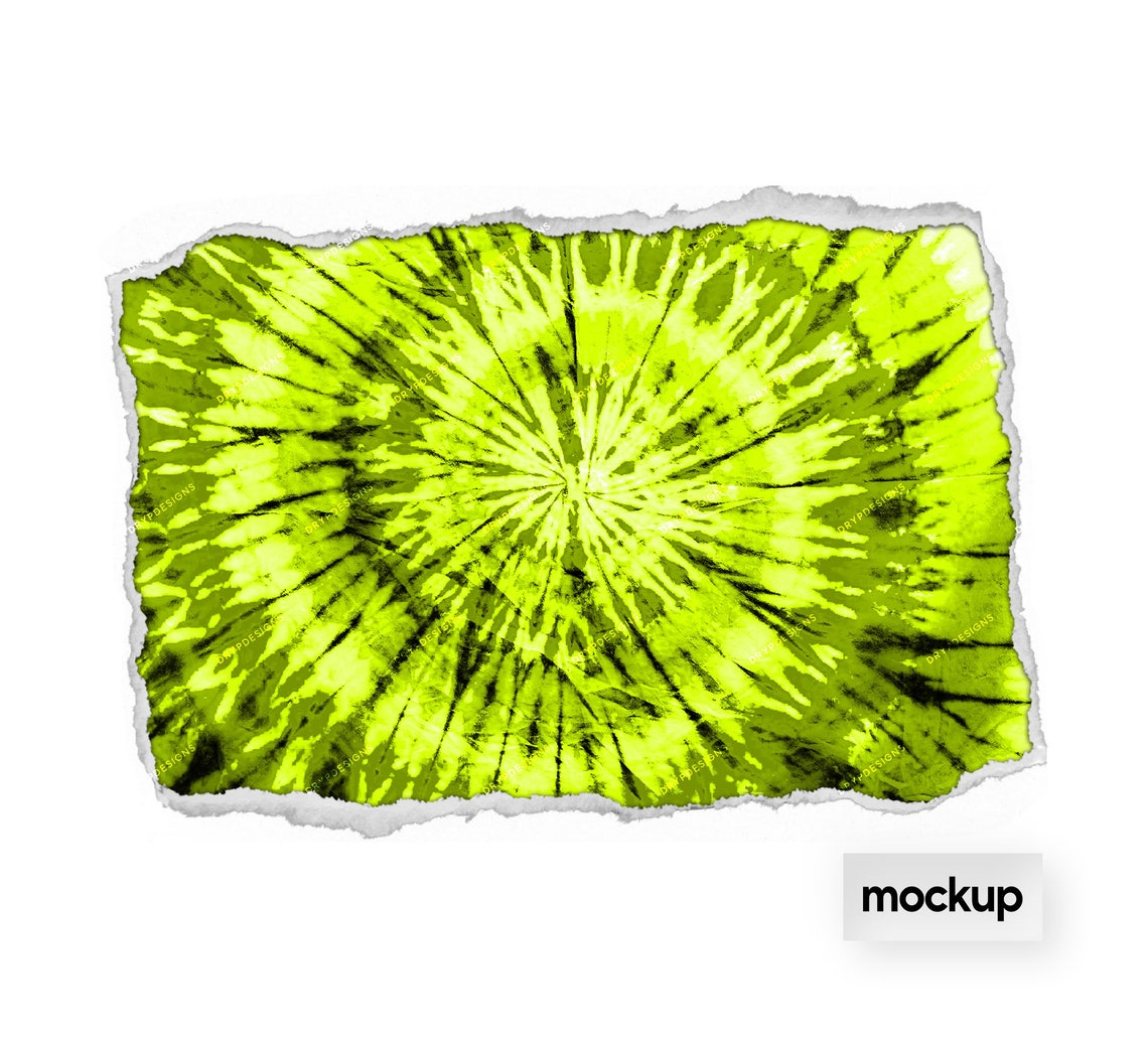 Neon Yellow Tie-dye Digital Paper Background Texture Vibrant | Etsy