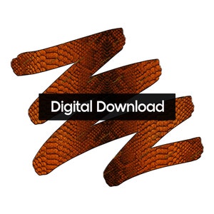 Orange Snakeskin Seamless Digital Paper Background Texture - Python ...