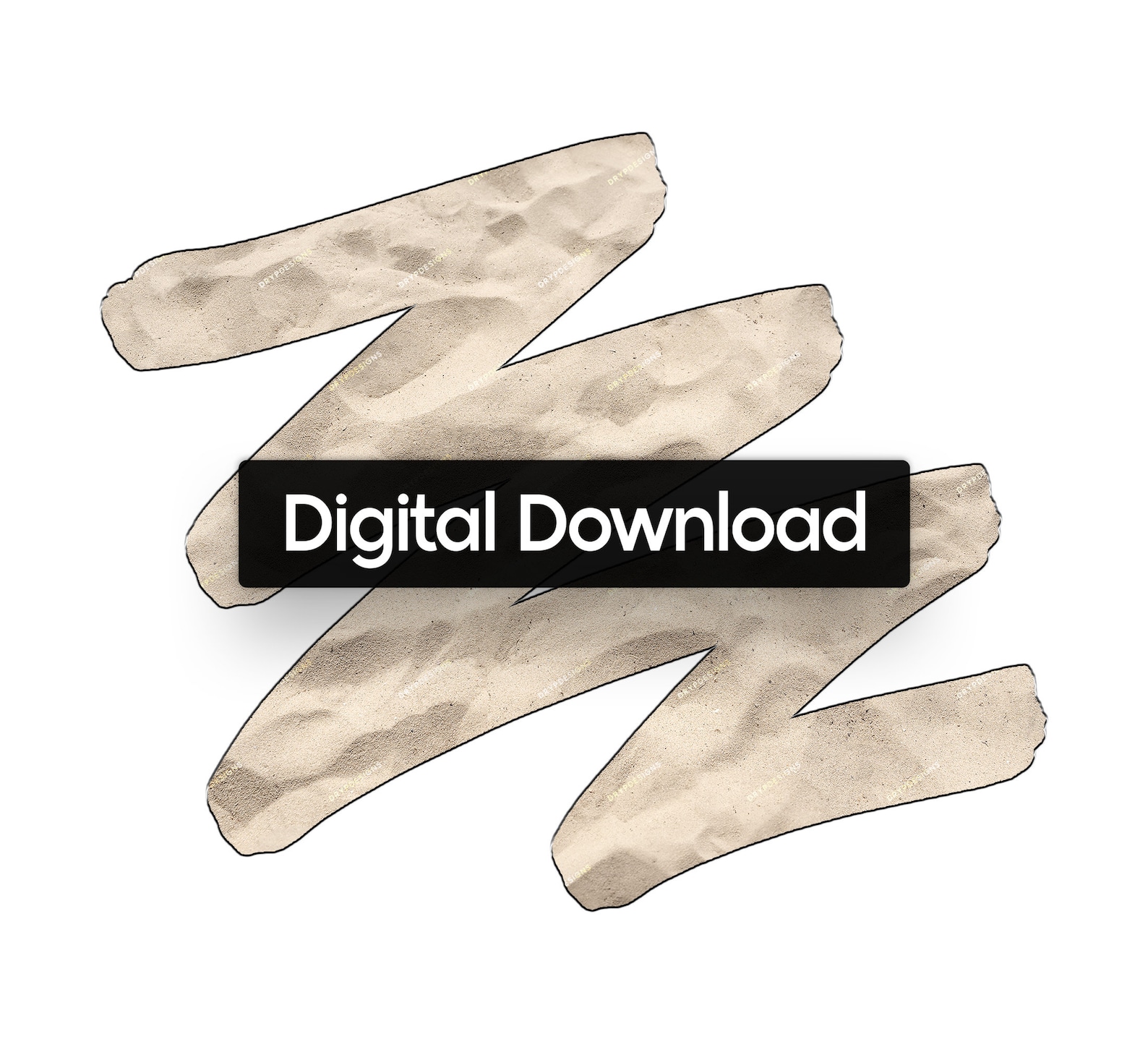 Beach Sand Seamless Digital Paper Background Texture - Tropical Sandy ...