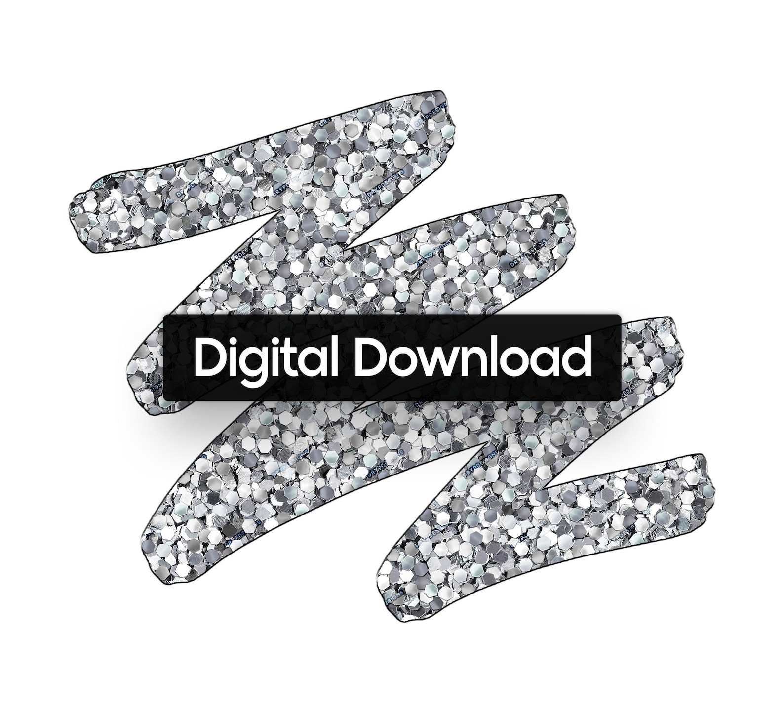 Silver White Glitter Seamless Digital Paper Background - Etsy