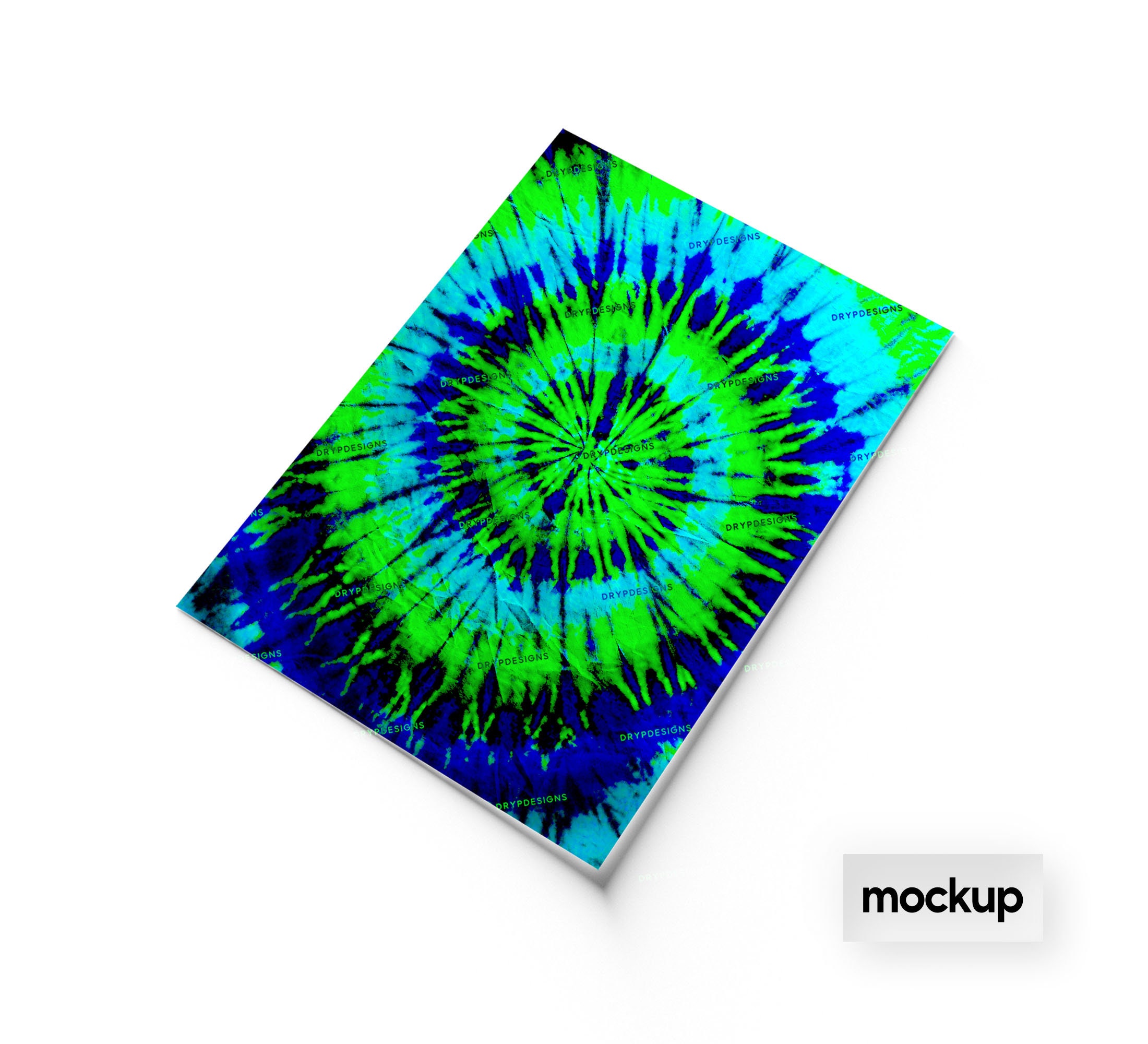 Blue Green Neon Tie-dye Digital Paper Background Texture - Etsy