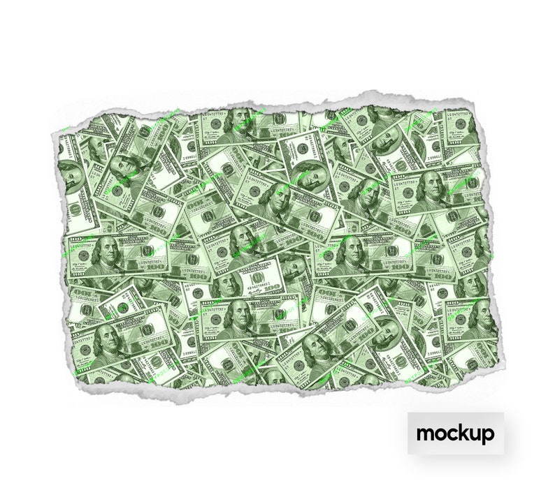 Mint Green Money Digital Paper Seamless Background 100 - Etsy