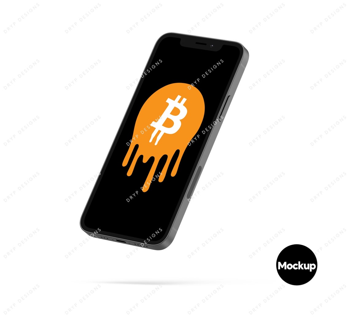 Dripping Bitcoin Logo SVG PNG Digital Download File | Etsy