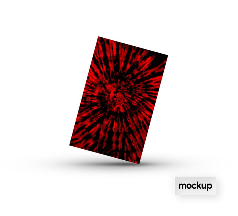 Bold Red Black Tiedye Digital Paper Background Texture - Etsy