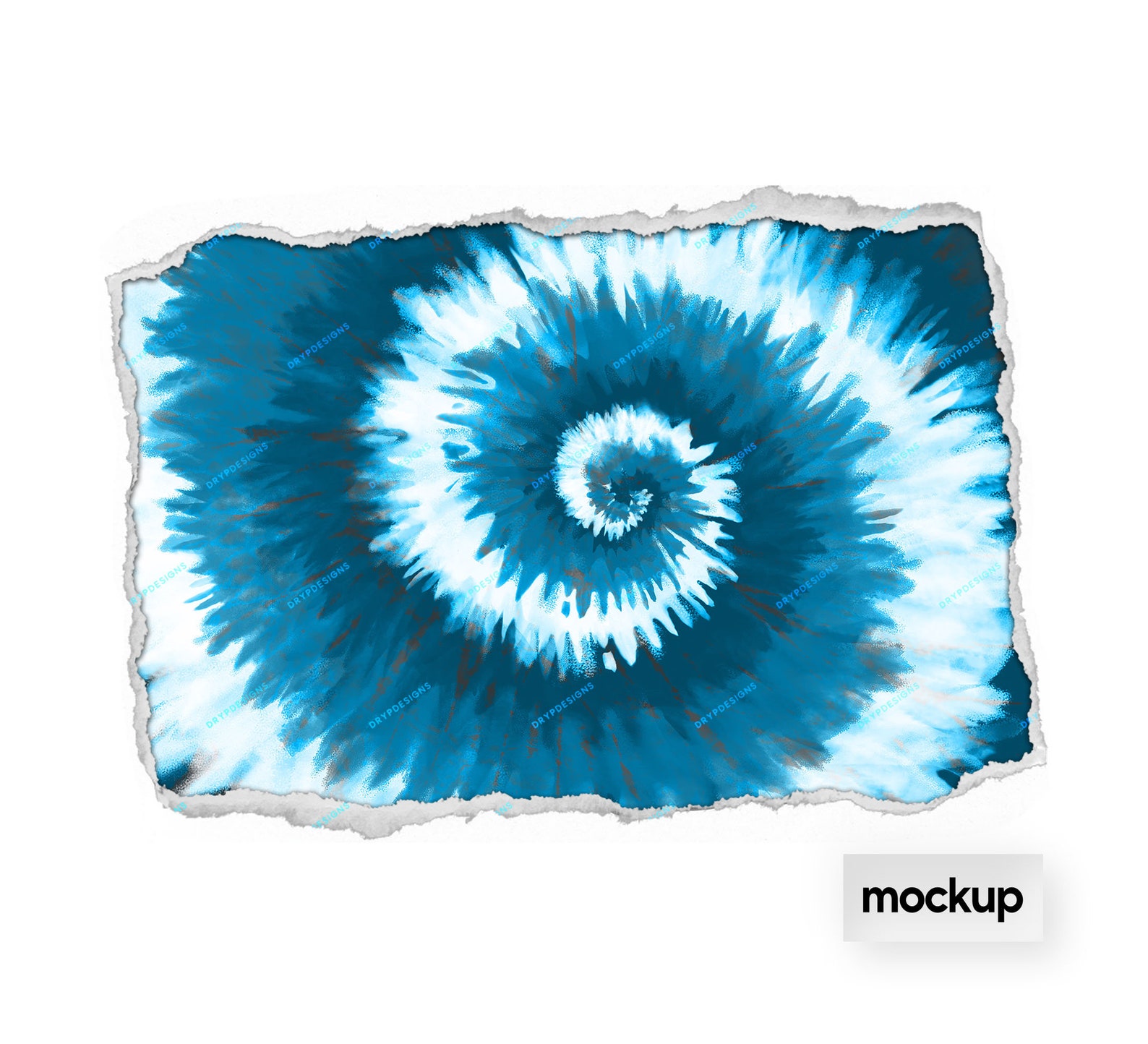 Ice Blue + White Tiedye Swirl Digital Paper Background Pattern - Winter ...