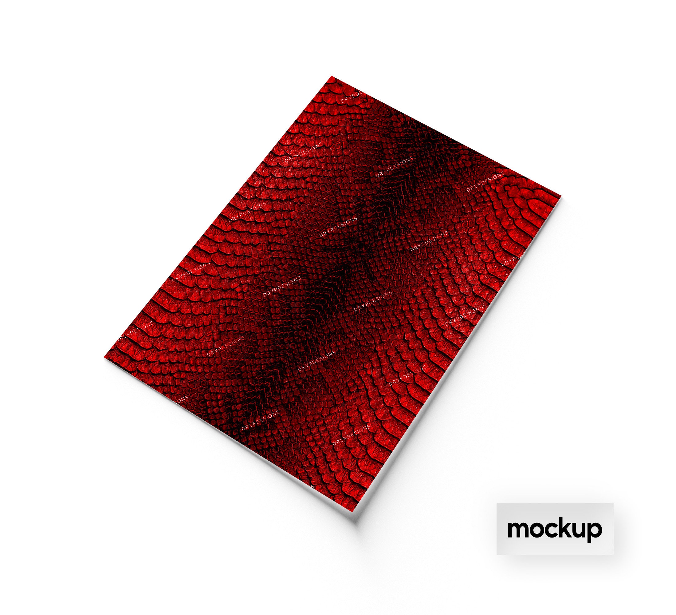 Red Snakeskin Seamless Digital Paper Background Texture - Python ...