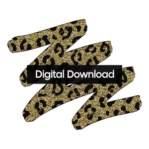 Black + Gold Glitter Seamless Leopard Print Background Pattern ...