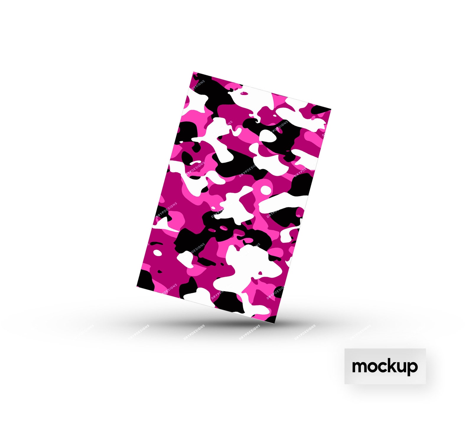 Deep Pink Camouflage Seamless Digital Paper Background Pattern | Etsy