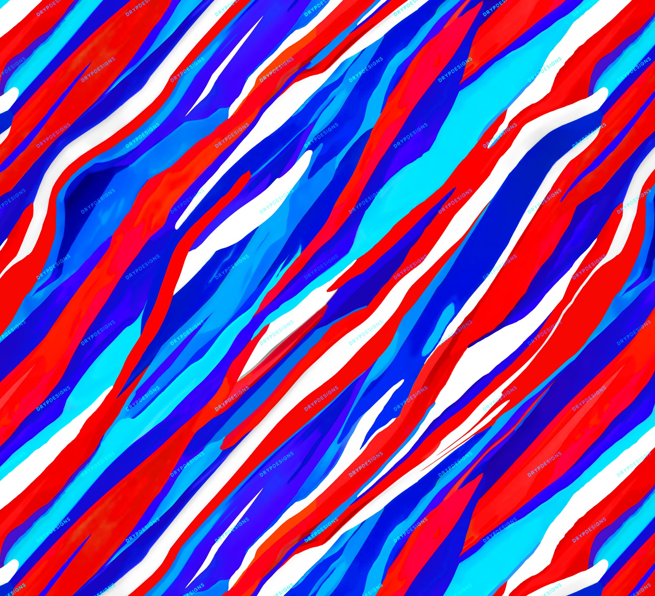 Red + White + Blue Paint Swipes Seamless Digital Paper Background ...