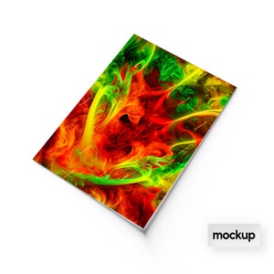 Rasta Smoke Seamless Digital Paper Background Texture - Red + Yellow ...