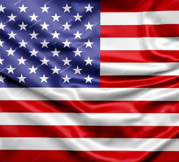 Rippled American Flag PNG Background Patriotic USA Flag - Etsy