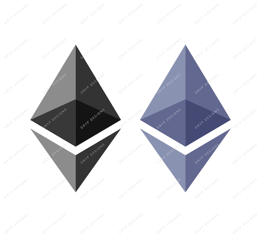 Diamond Ethereum Logo SVG/PNG Digital Download Bundle - Etsy