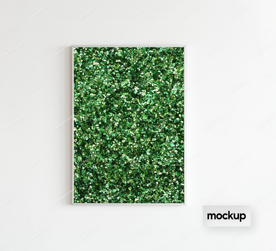 Green Glitter Digital Background Texture Green Glitter PNG | Etsy