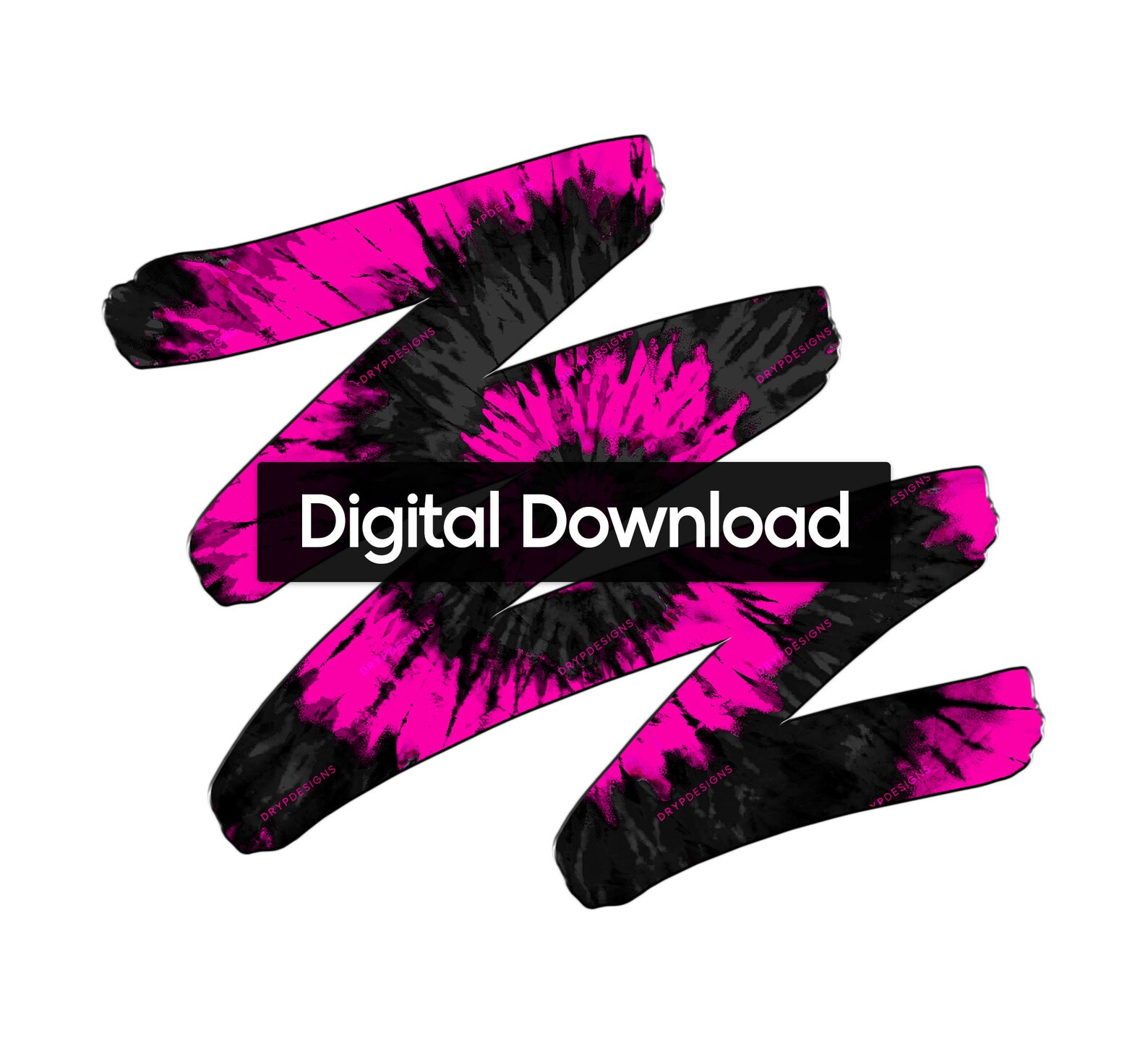 Black Pink Tie-dye Digital Paper Background Texture Bold | Etsy