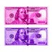 Purple + Pink Money 100 Dollar Bills PNG - US One Hundred Dollar Bill ...
