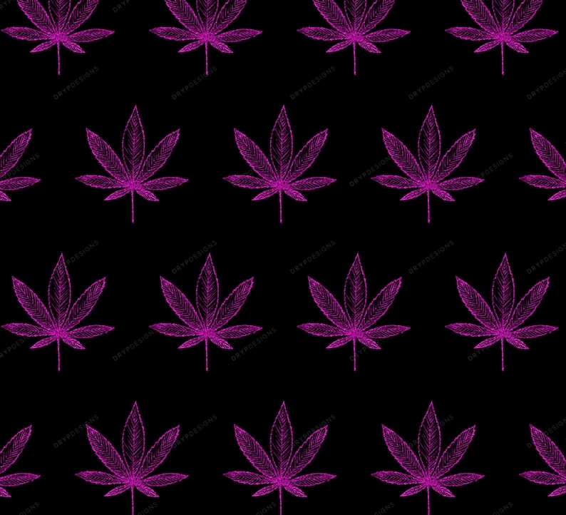 Pink Glitter Pot Leaf PNG Graphic Weed Leaf Seamless Pattern - Etsy