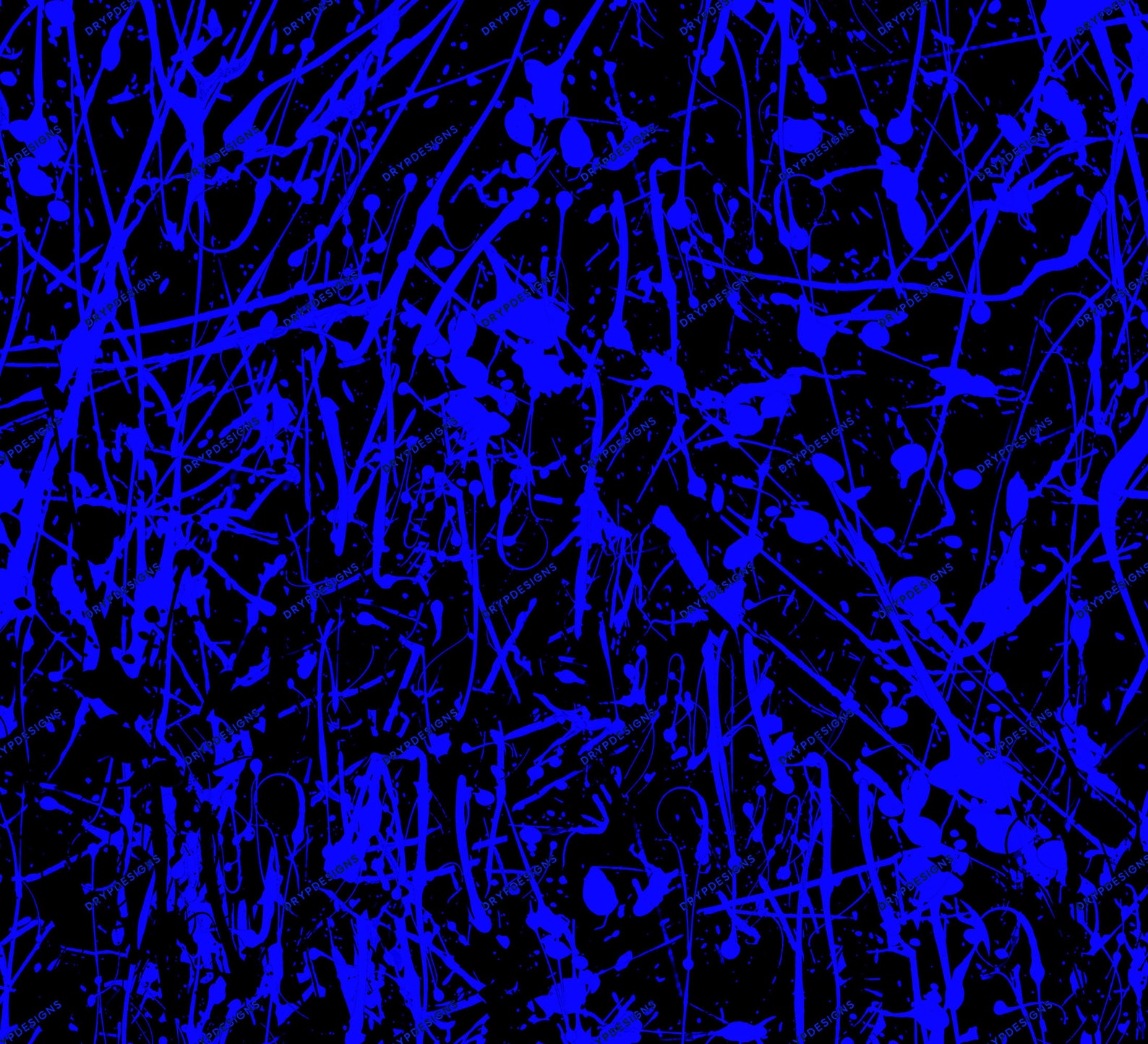 Blue Neon Paint Splatter Seamless Digital Paper Background Texture ...