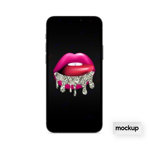 Dripping Money Lips PNG Graphic Instant Digital Download Files - Etsy