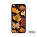 3D Fall Leaves Seamless Digital Paper Background Realistic Orange Leaf ...