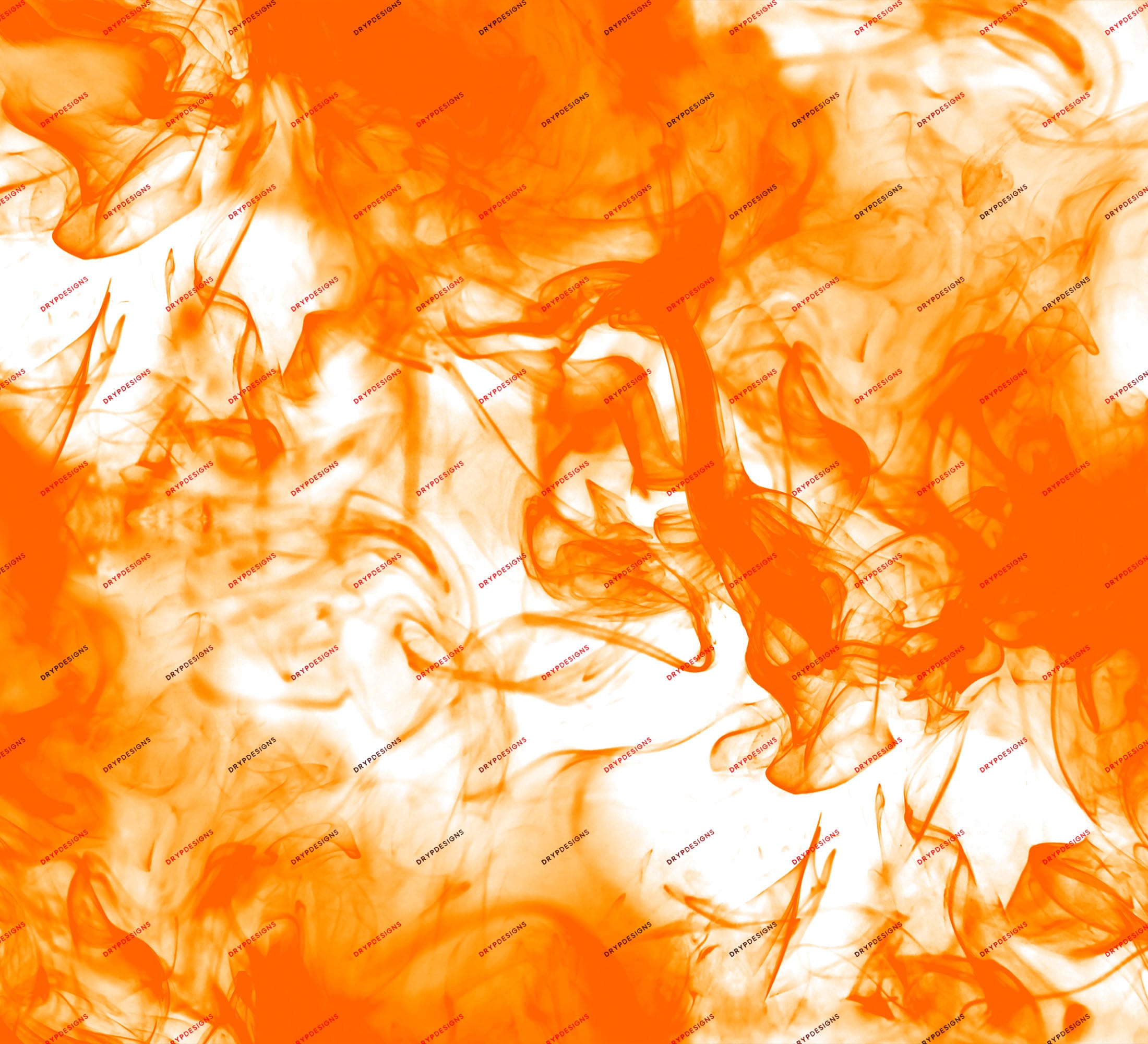 Orange Smokey Fire Seamless Digital Background Texture Bundle - Orange ...