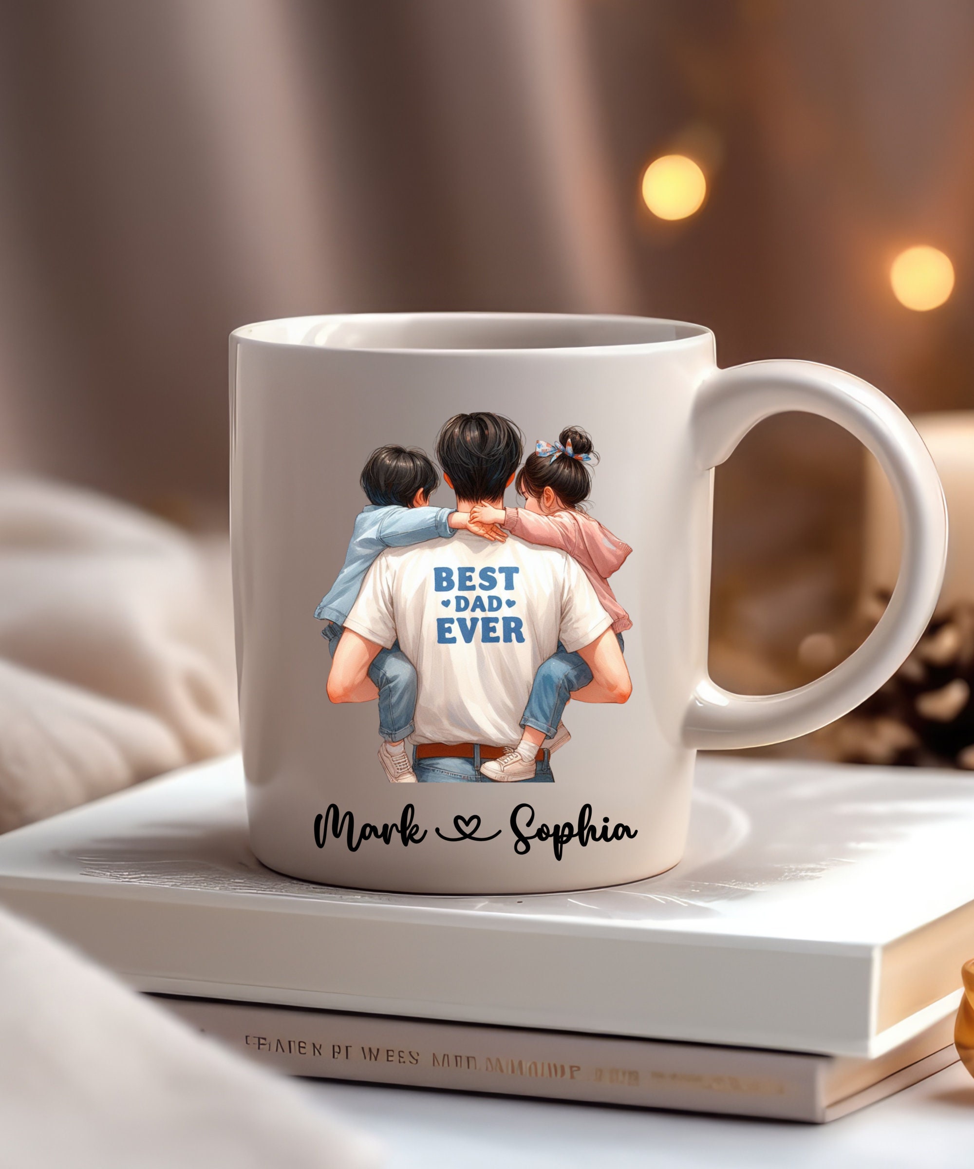 Custom Son Mug for Dad, Dad Son Mug, Fathers Day Gifts, Dad Birthday ...