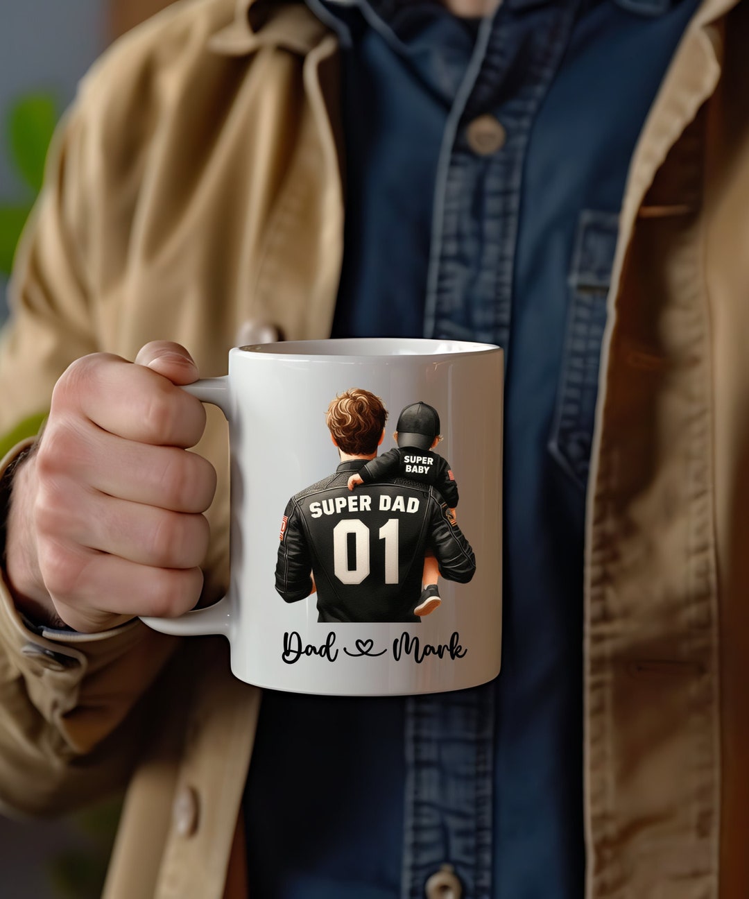 Personalized Dad Gifts From Kids, Daddy Gifts Son, Custom Gift for Dad ...