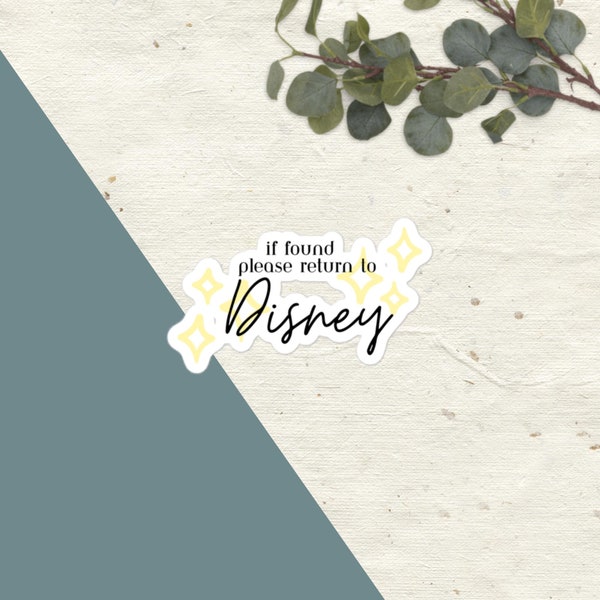 If Found Return to Sticker - Etsy